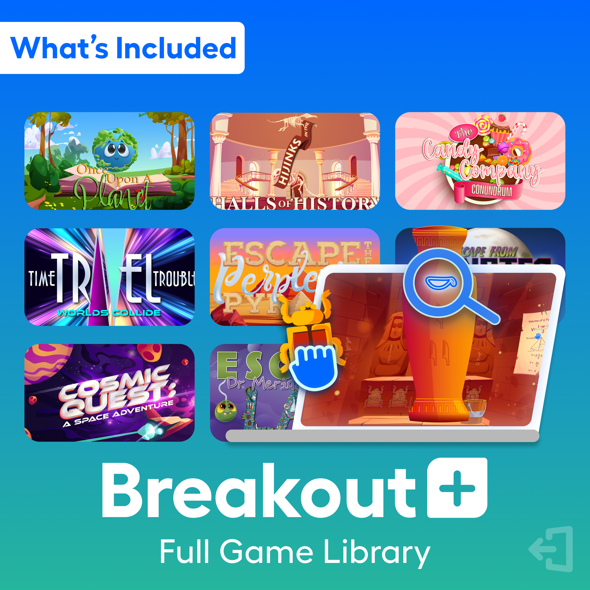 Breakout EDU Digital+ Subscription with Kit | Breakout EDU