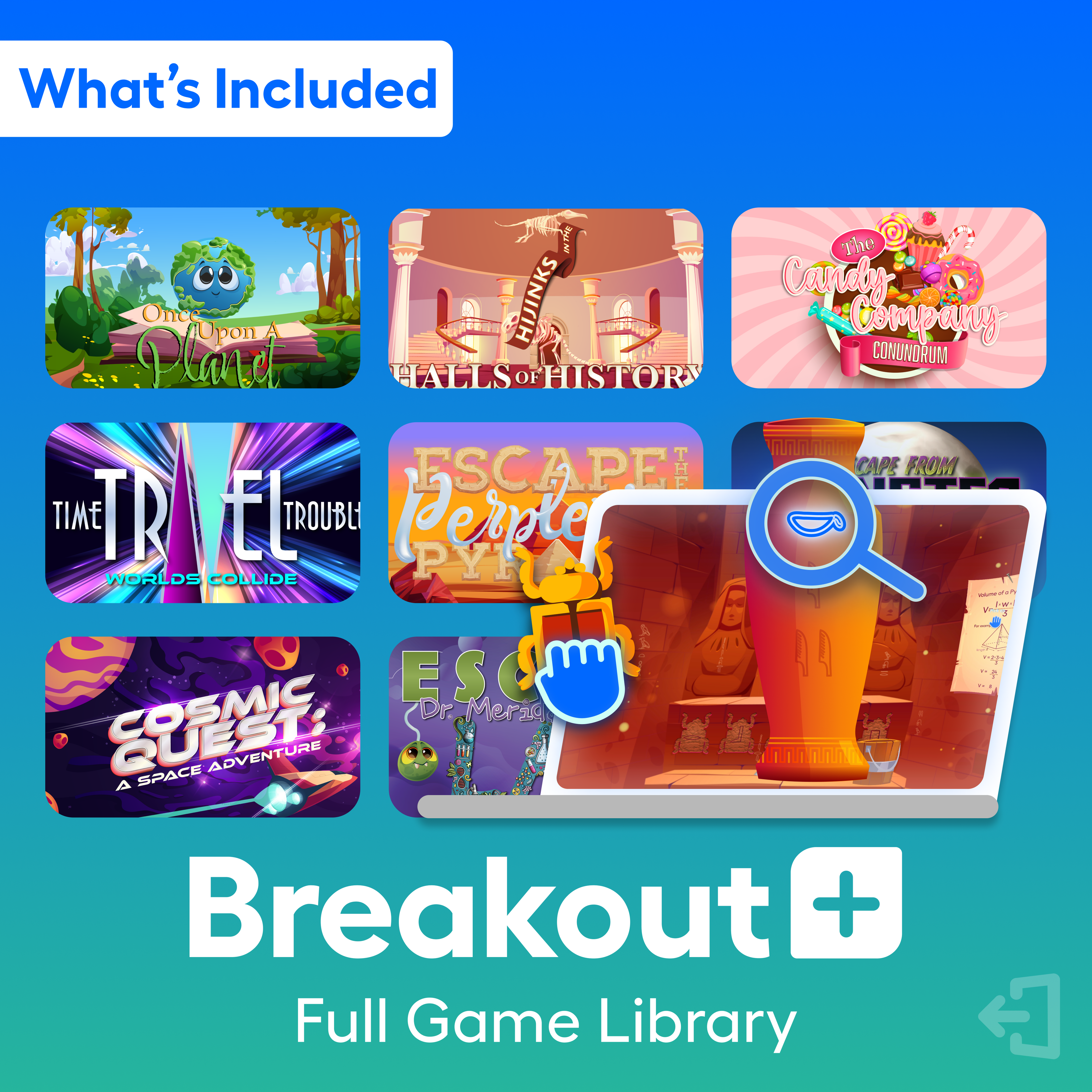 Breakout EDU Digital+ Subscription with Kit | Breakout EDU