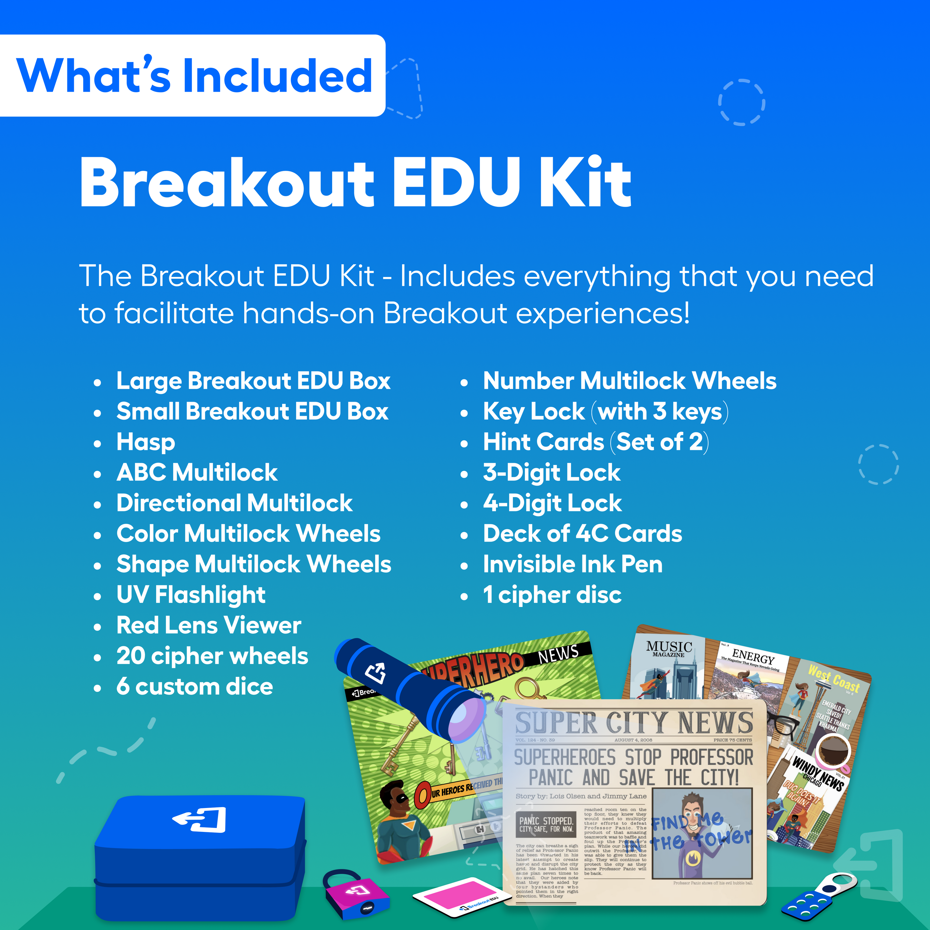 Breakout EDU Digital+ Subscription with Kit | Breakout EDU
