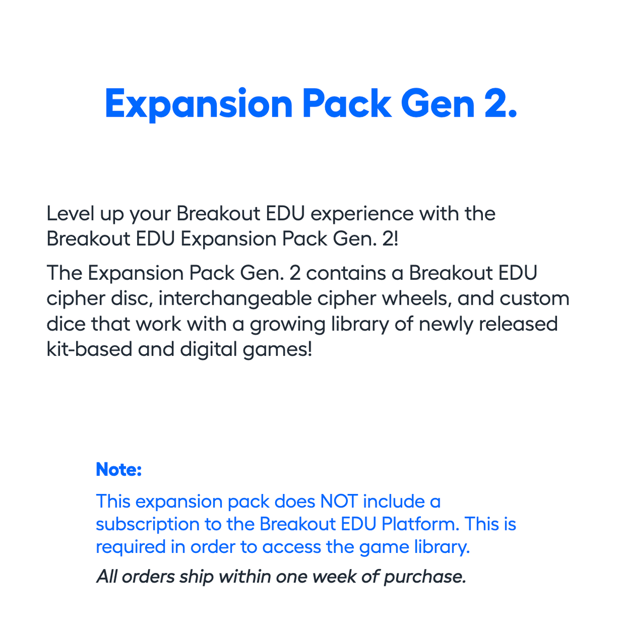 Breakout EDU Expansion Pack | Breakout EDU