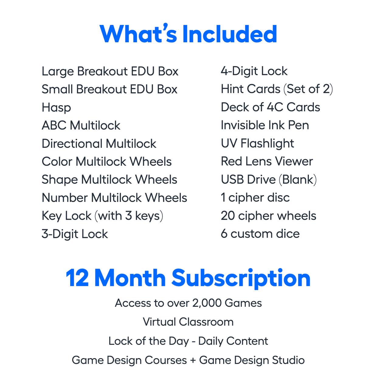 Breakout EDU Digital Subscription + Kit | Breakout EDU